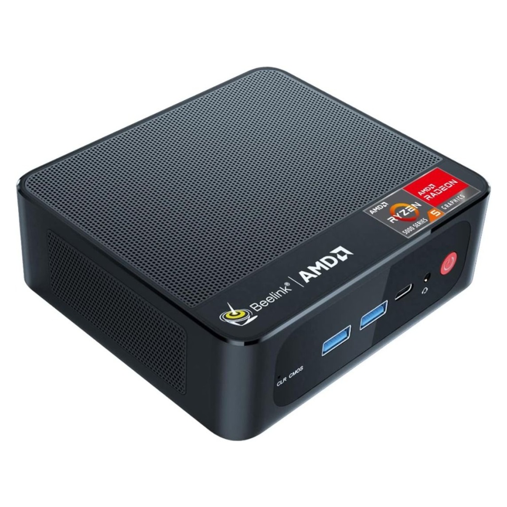 Beelink SER5 Pro Mini PC, AMD Ryzen 7 5700U (8C/16T,Up to 4.3GHz) 16GB ...