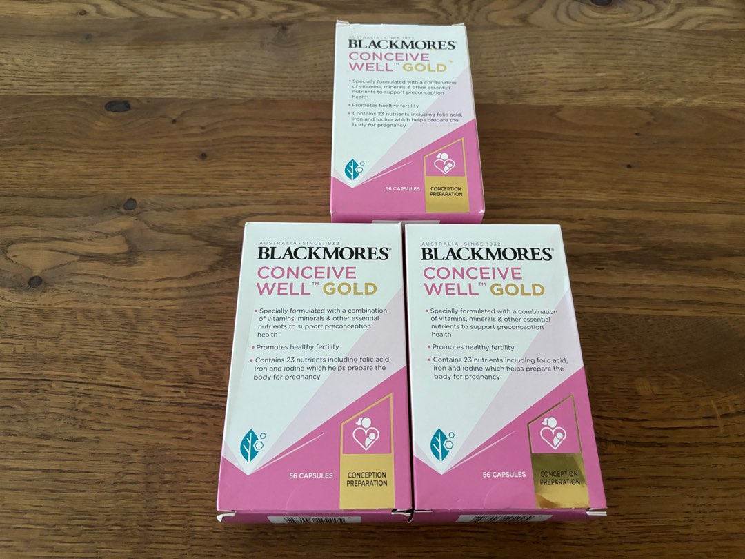 Blackmores Conceive Well Gold, Health & Nutrition, Health Supplements ...