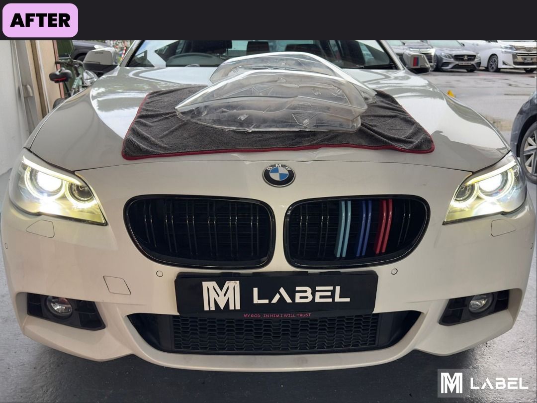 BMW F10 - New Headlight Lens Cover, Car Accessories, Car Workshops ...