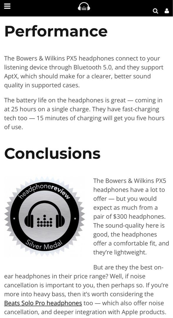 BOWERS & WILKINS PX5 ON-EAR HEADPHONES, Audio, Headphones & Headsets on Carousell