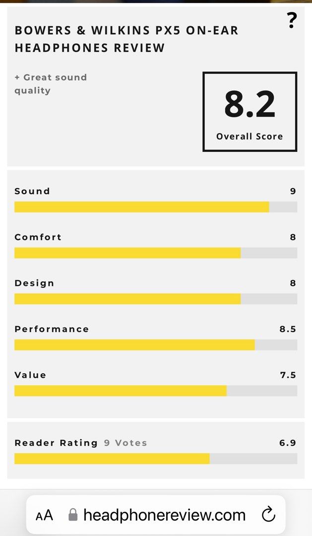 BOWERS & WILKINS PX5 ON-EAR HEADPHONES, Audio, Headphones & Headsets on Carousell