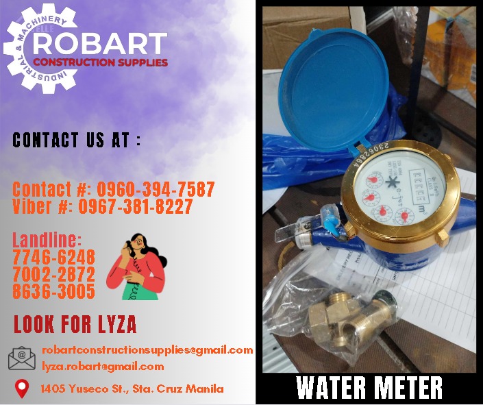 Brass Water Meter with Maynilad Cert., Commercial & Industrial ...