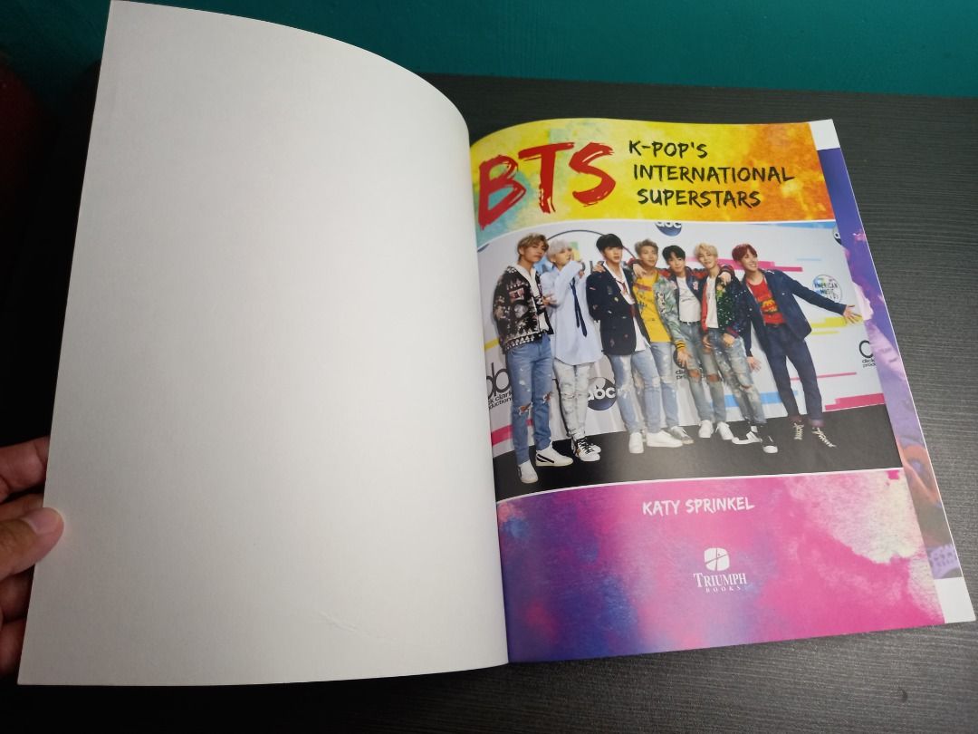 BTS K-Pop's International Superstars Book By Katy Sprinkel, Hobbies ...
