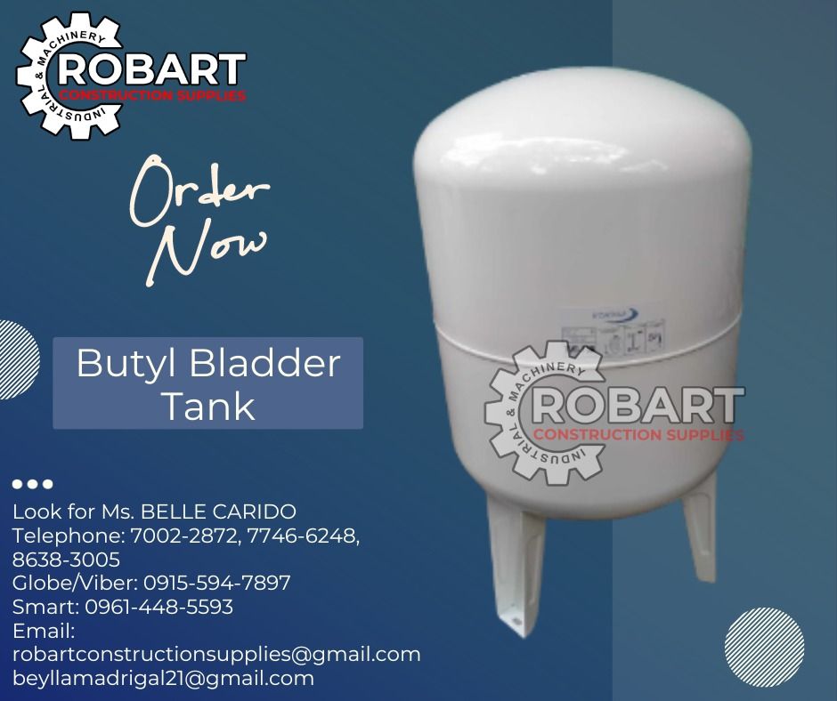 Butyl Bladder Tank, Commercial & Industrial, Construction Tools ...