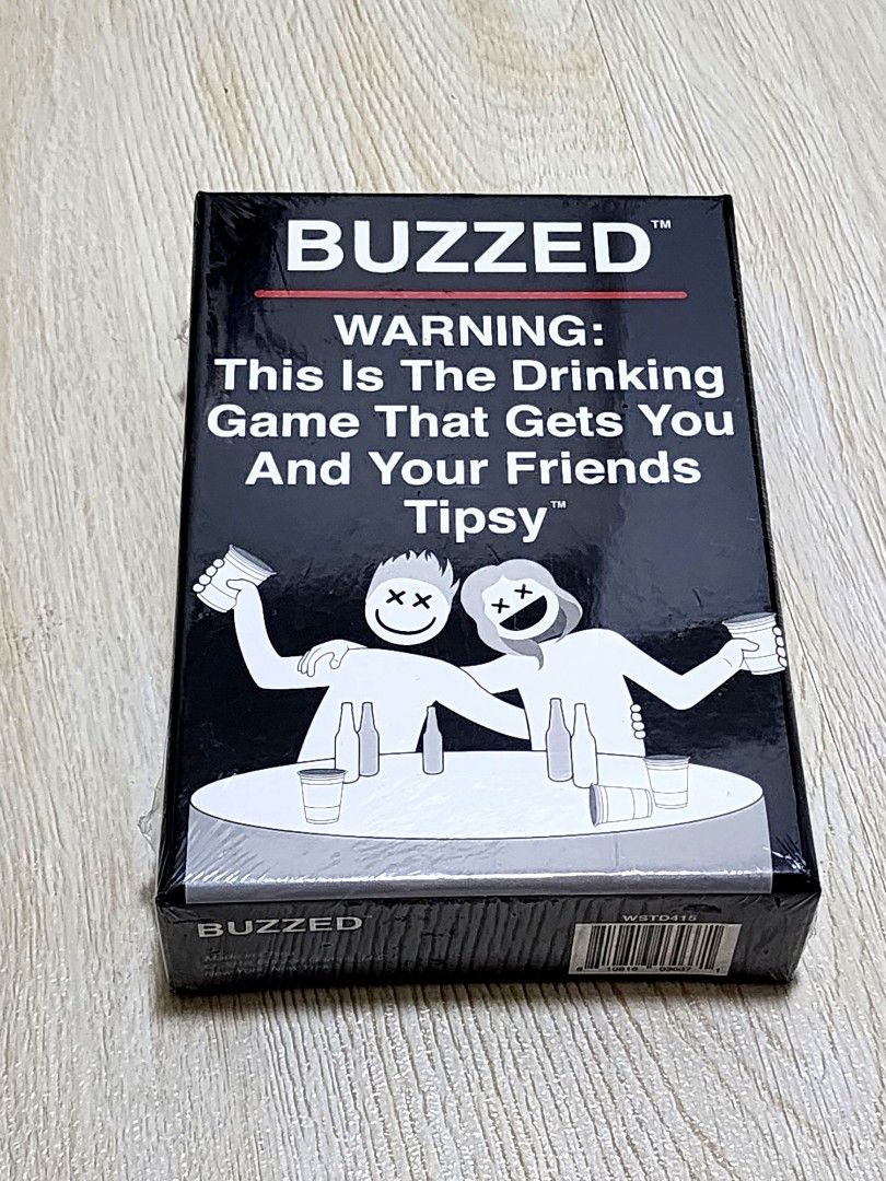 Buzzed Drinking Card Game, Hobbies & Toys, Toys & Games on Carousell