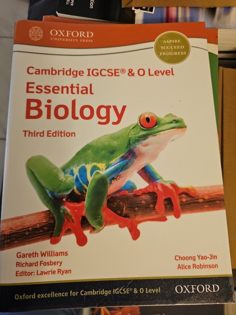 Cambridge IGCSE & O Level Essential Biology Third Edition, Hobbies ...