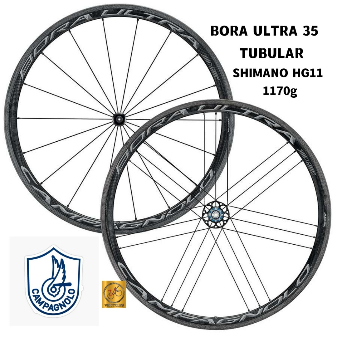 CAMPAGNOLO BORA ULTRA 35 TUBULAR FRONT+REAR HG11 (Type FW Body) (AC3 ...