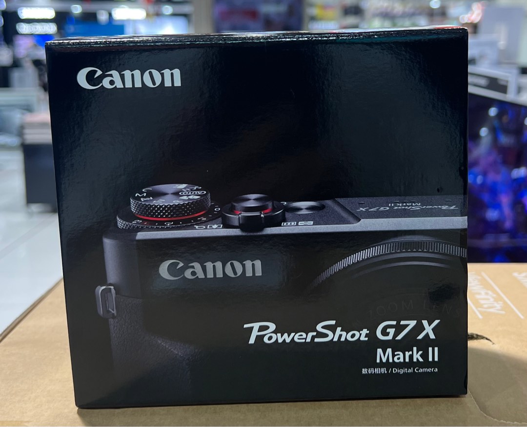 Canon Powershot G7X Mark II Digital Compact Camera, Photography ...