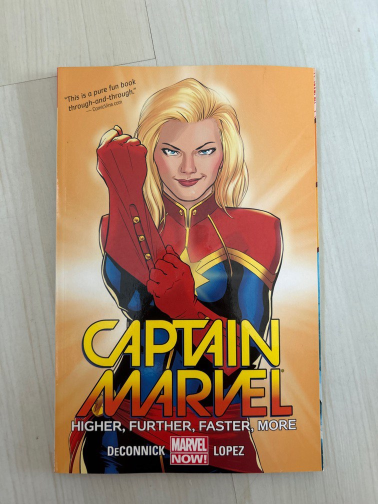 Captain Marvel Vol 1 Higher, Further, Faster, More, Hobbies & Toys ...