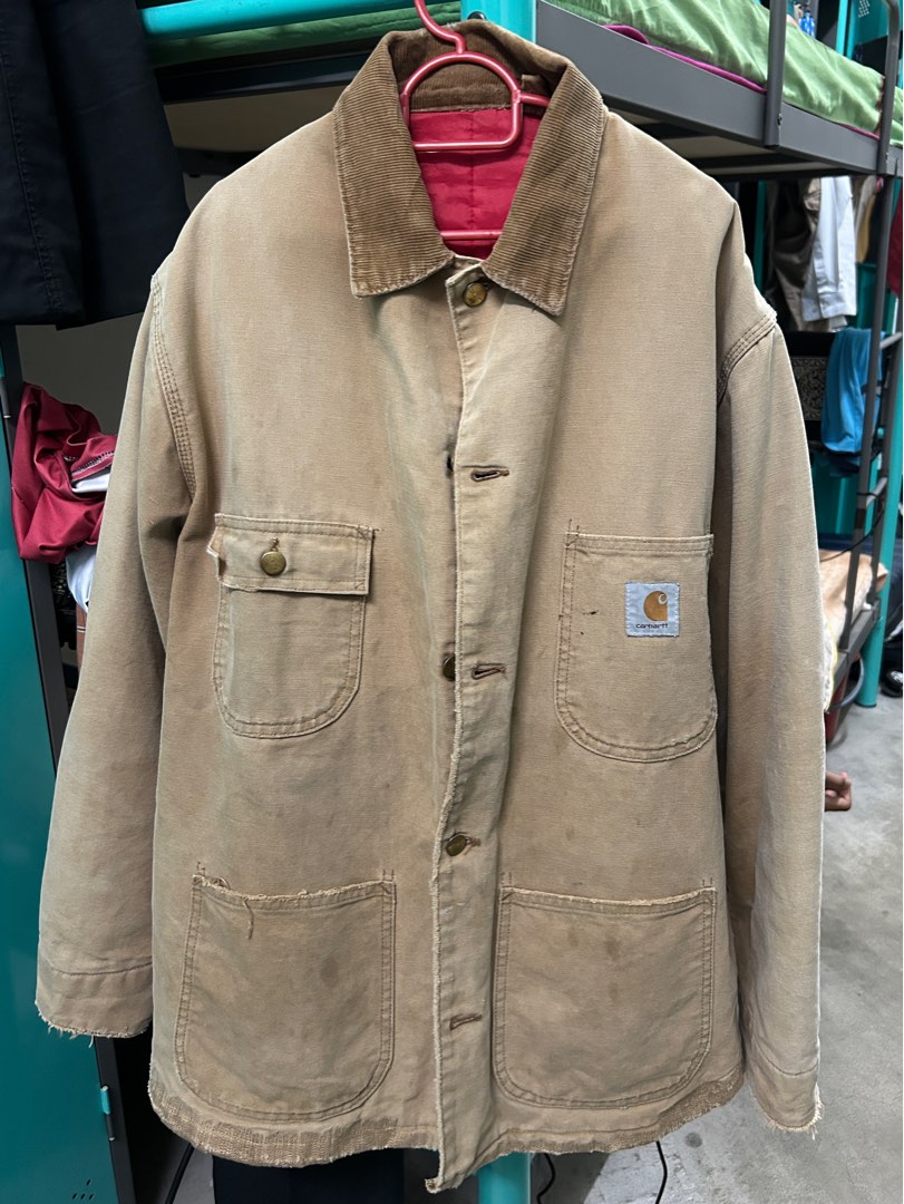 Carhartt Chore Coat detroit jacket, Men's Fashion, Coats, Jackets and Outerwear on Carousell