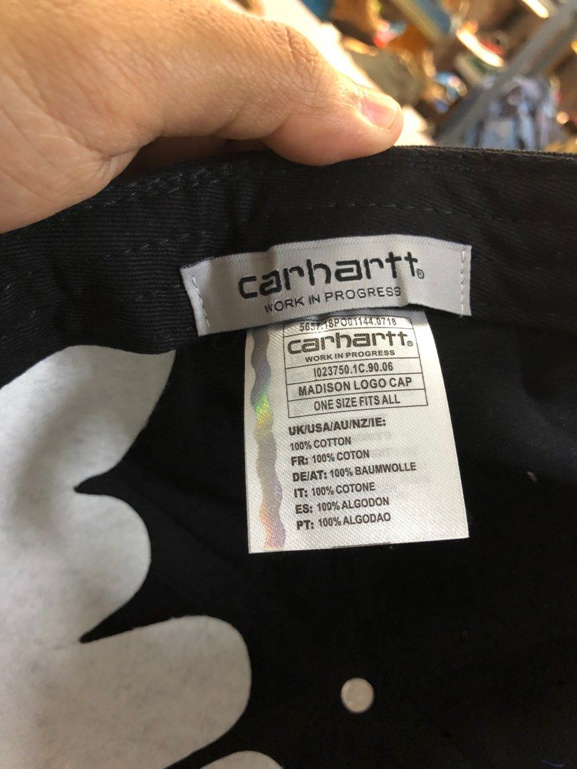 Carhartt Spell Out Cap, Men's Fashion, Watches & Accessories, Cap & Hats on Carousell