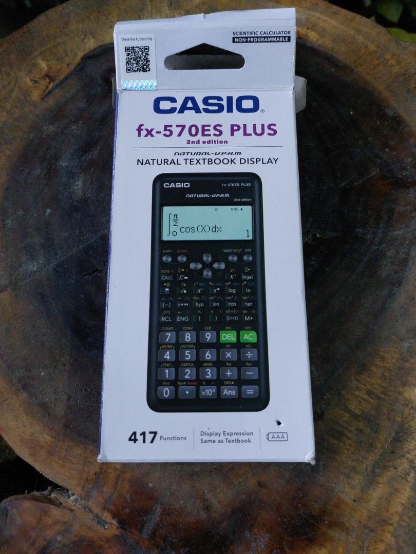 Casio fx-570ES PLUS 2ND EDITION BLACK, Computers & Tech, Office ...