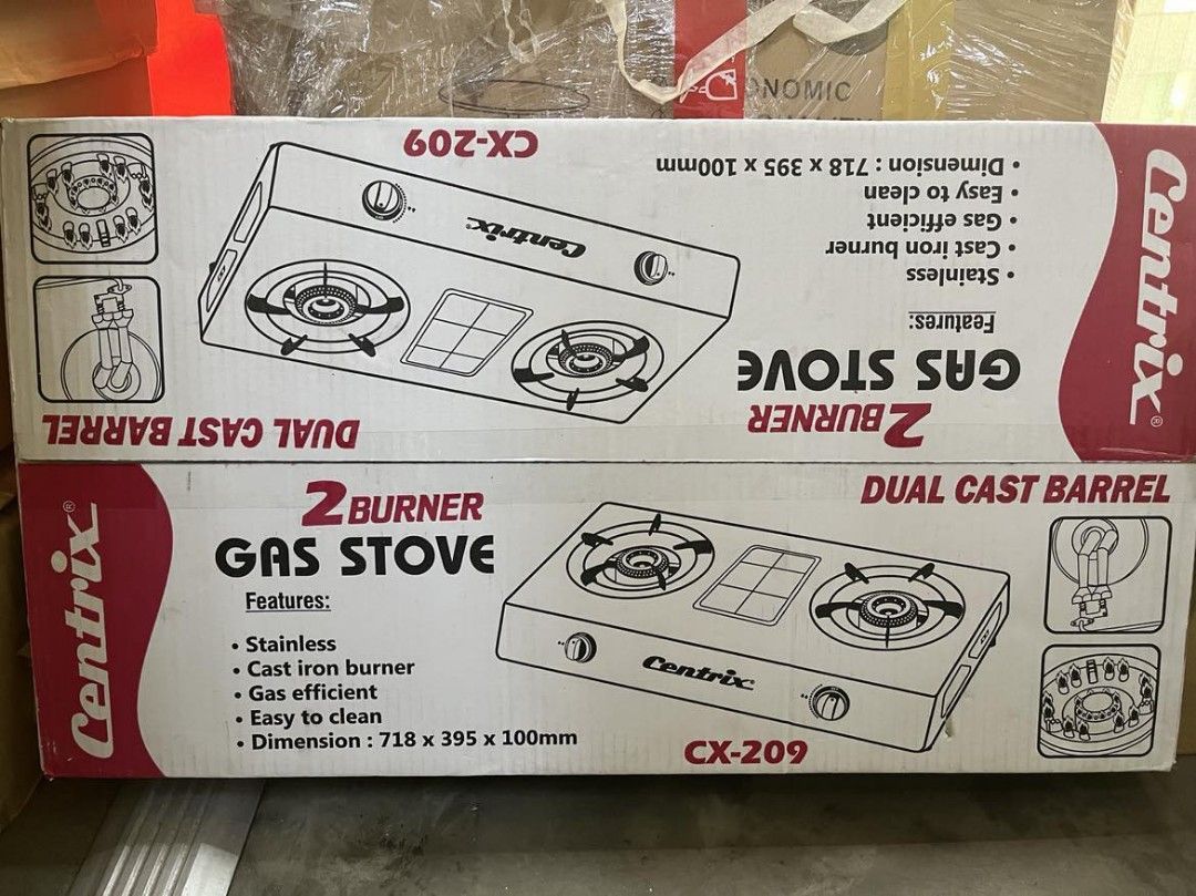 Centrix Double Gas Stove, TV & Home Appliances, Kitchen Appliances ...
