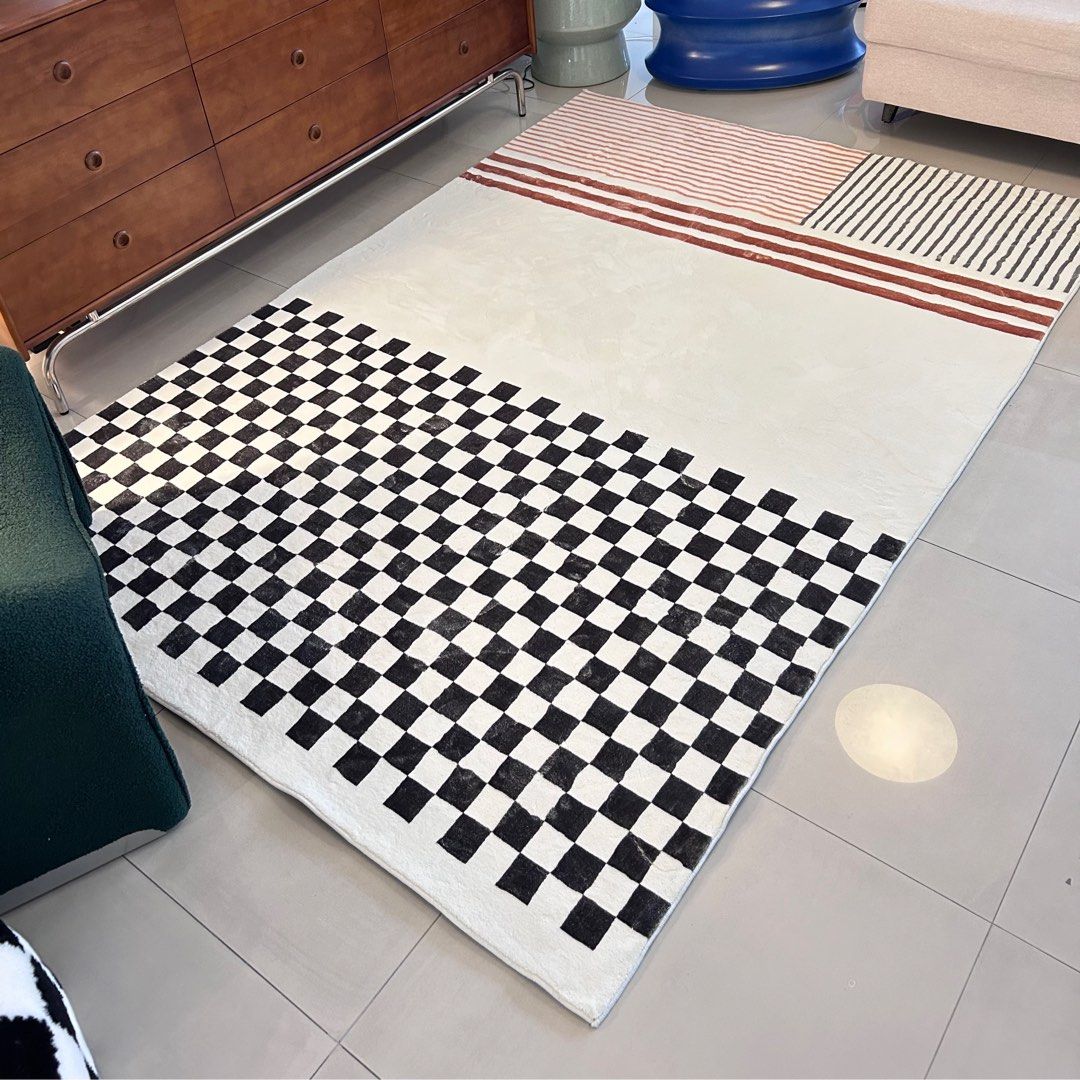 Checker ins carpet, Furniture & Home Living, Home Decor, Carpets, Mats ...