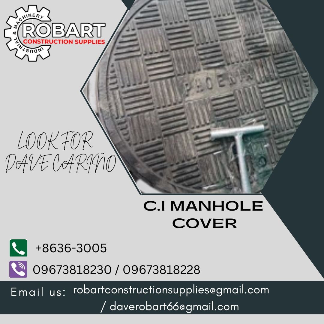 C.I MANHOLE COVER, Commercial & Industrial, Construction Tools ...