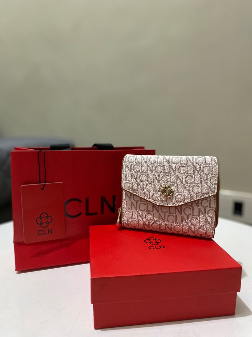 CLN Tovia Wallet in Beige (Brand New), Women's Fashion, Bags & Wallets ...