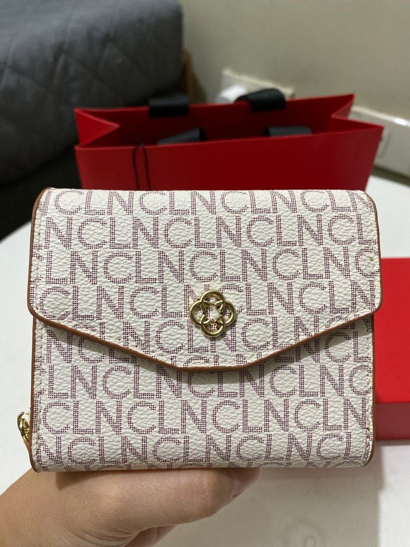 CLN Tovia Wallet in Beige (Brand New), Women's Fashion, Bags & Wallets ...