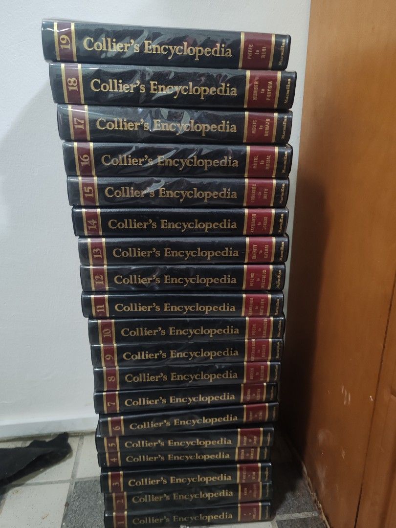 Colliers Encyclopedia Book 1 to 19, Everything Else on Carousell