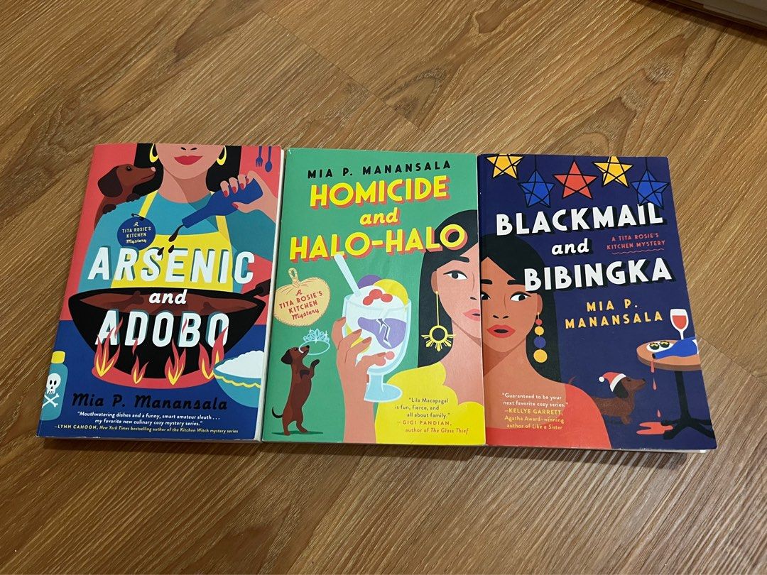 Cozy Series of Mia P. Manansala : Arsenic & Adobo, Homicide & Halo-Halo ...