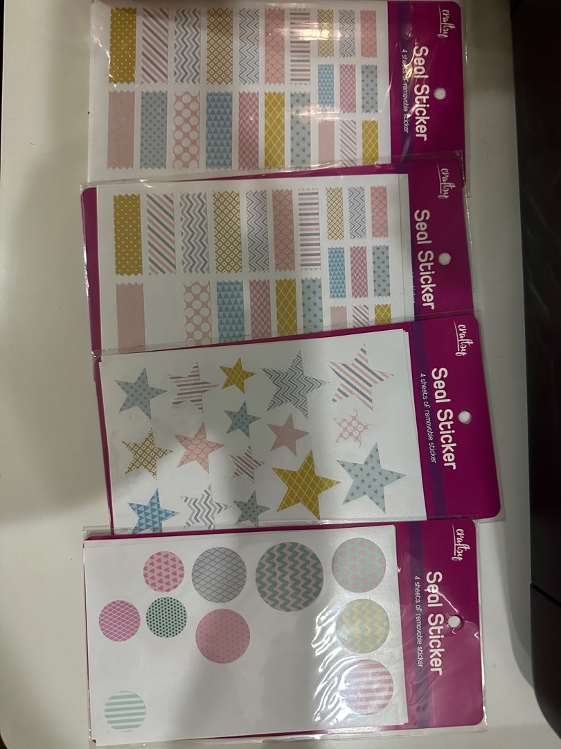 Craftsy removable seal sticker, Hobbies & Toys, Stationary & Craft ...