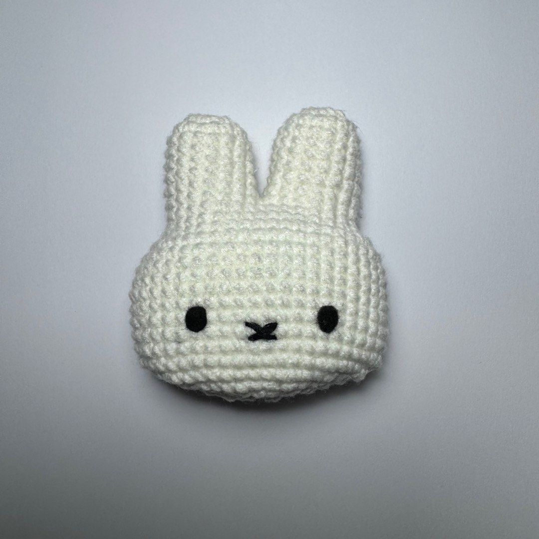 crochet miffy head with hat keychain, Hobbies & Toys, Stationery ...