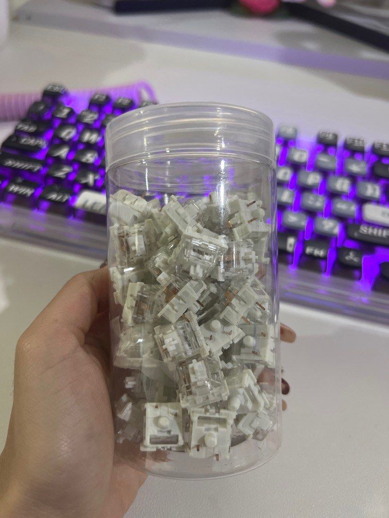 Crystal White Switch from Yunzii, Computers & Tech, Parts & Accessories ...