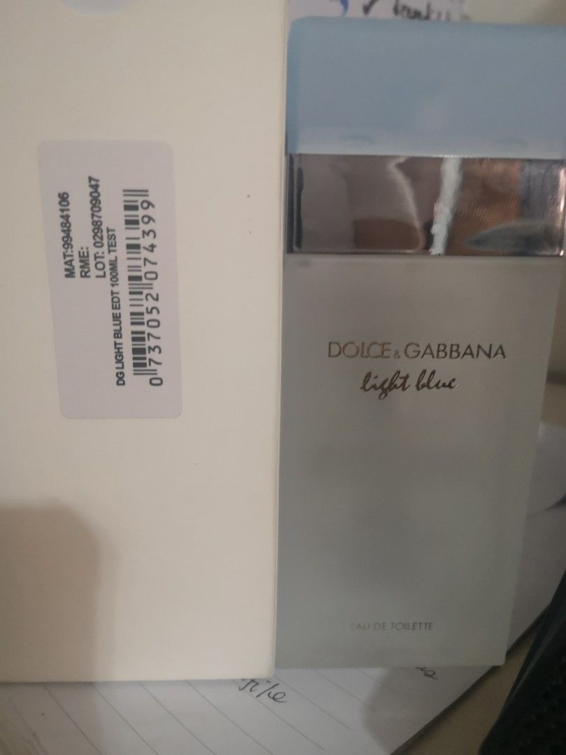 D&G Light Blue Tester, Beauty & Personal Care, Fragrance & Deodorants ...