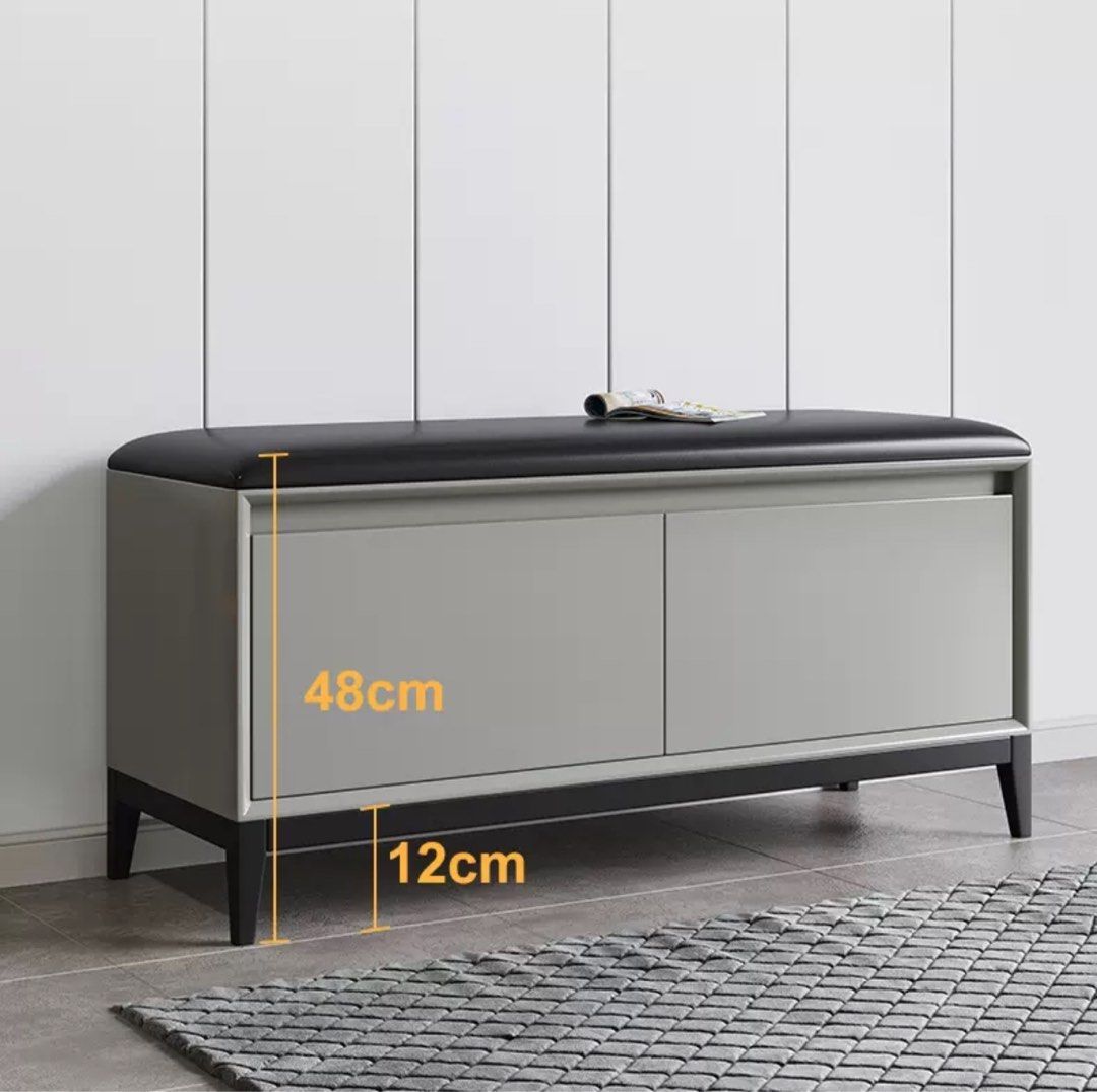 DIVEN Modern Shoe Storage Bench, Furniture & Home Living, Furniture ...