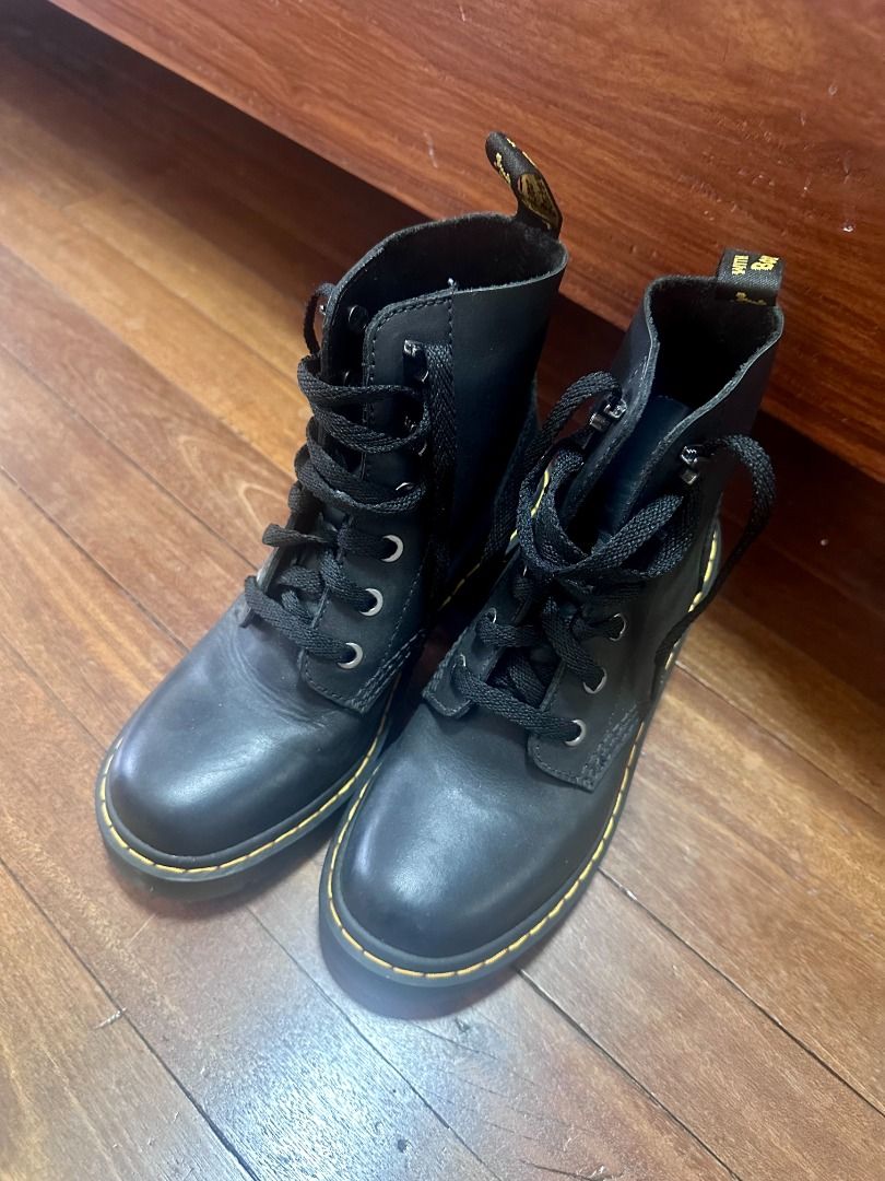 Doc Marten's Heeled Jesy Boots, Women's Fashion, Footwear, Boots on Carousell