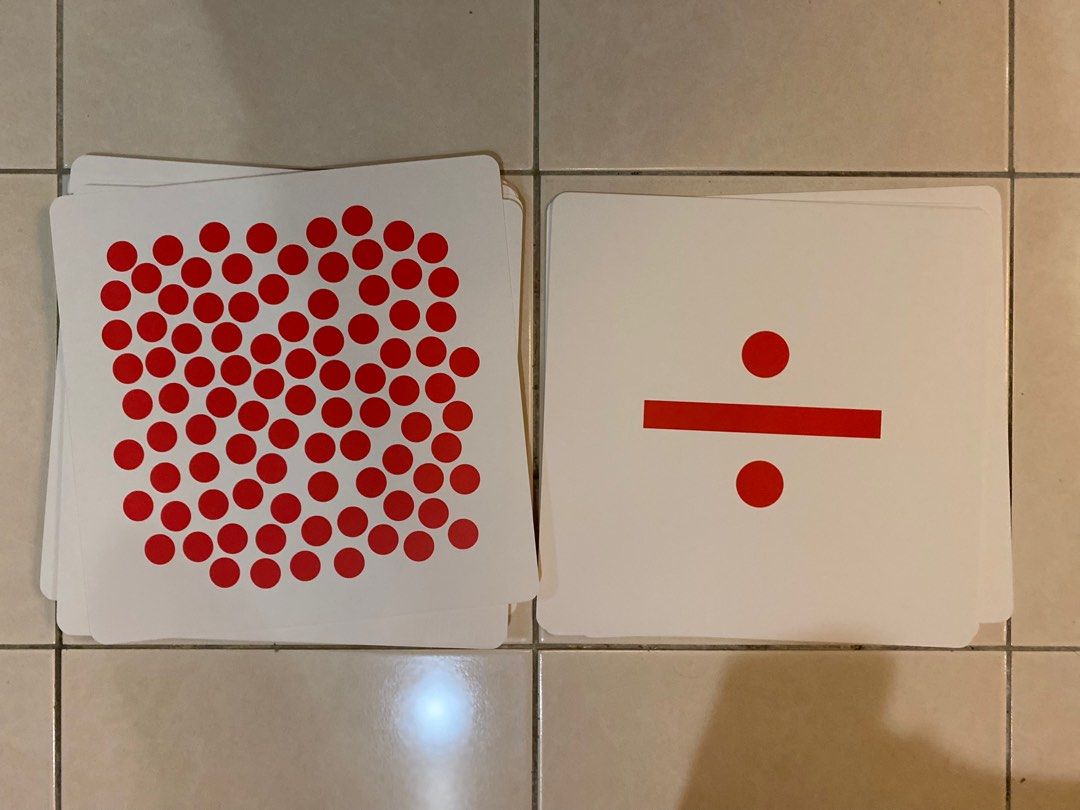 Early Childhood Math Red Dot Flashcards, Hobbies & Toys, Stationery ...