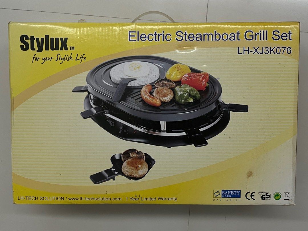 Electric steamboat grill set, TV & Home Appliances, Kitchen Appliances ...
