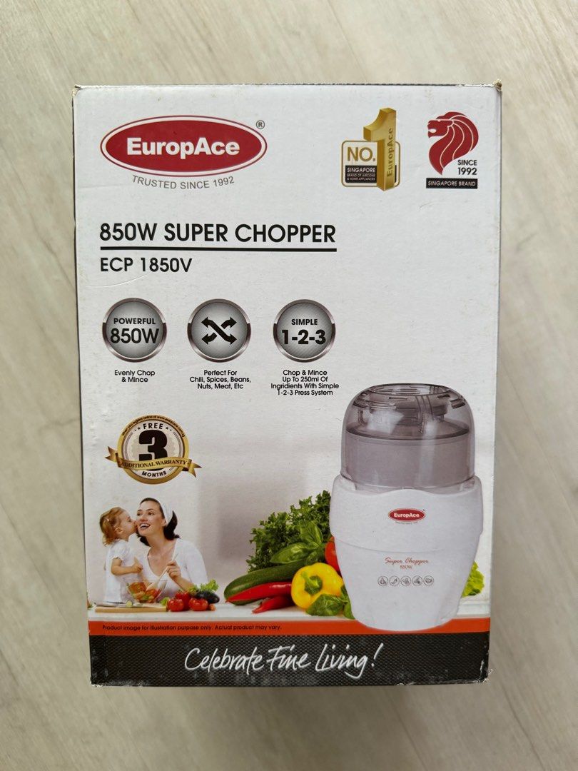 EuropAce Super Chopper 850W, TV & Home Appliances, Kitchen Appliances ...