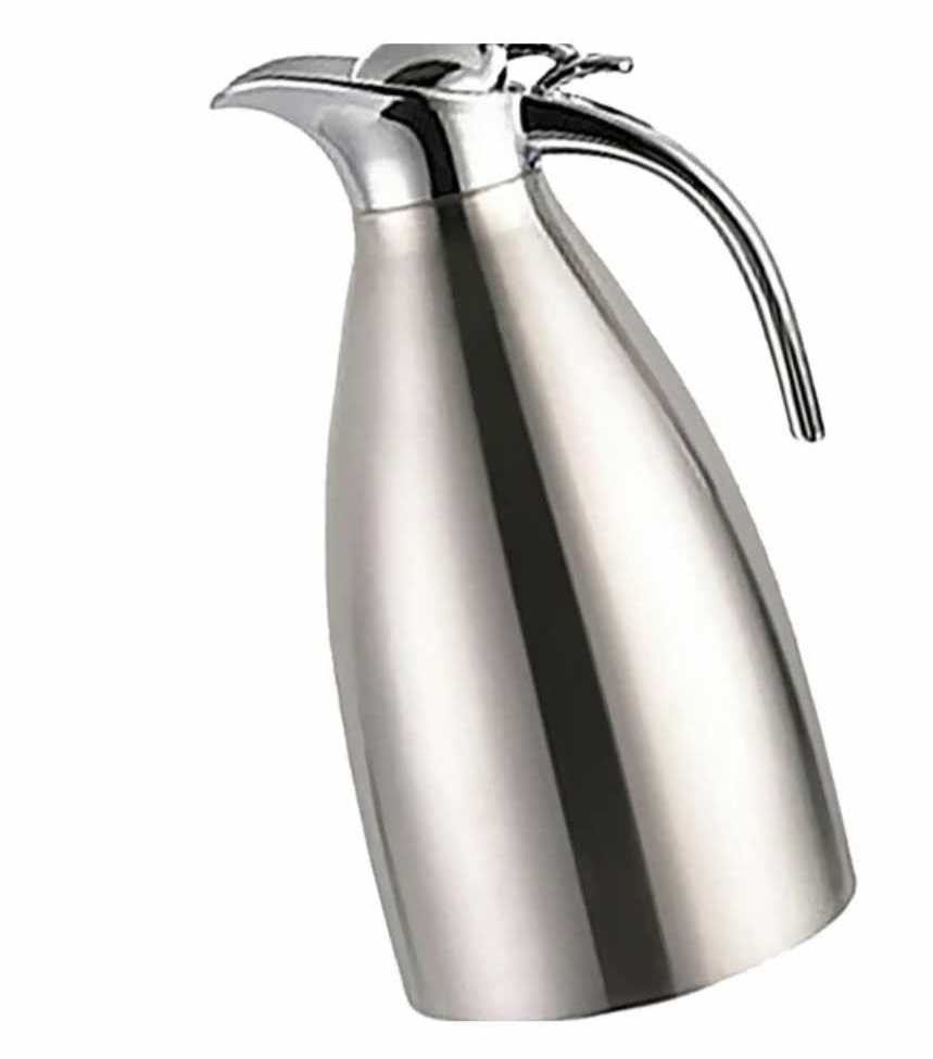 EUROPEAN STYLE STAINLESS COFFEE POT 2 LITERS, TV & Home Appliances ...