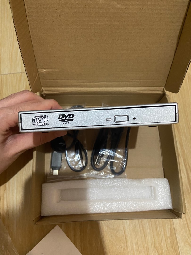 External DVD Optical Drive USB2.0 CD/DVD ROM CD Player Reader Recorder ...