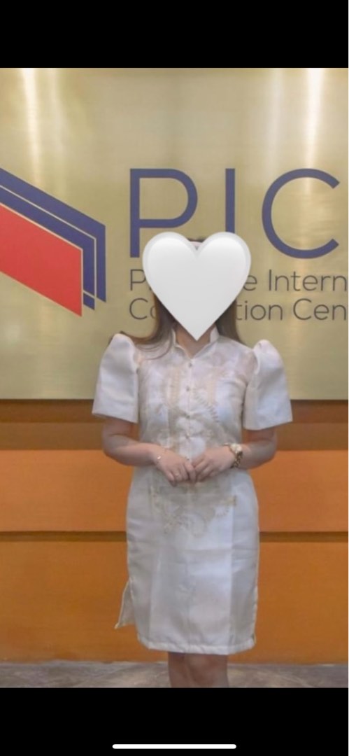 Filipiniana Mini Dress, Women's Fashion, Dresses & Sets, Traditional ...