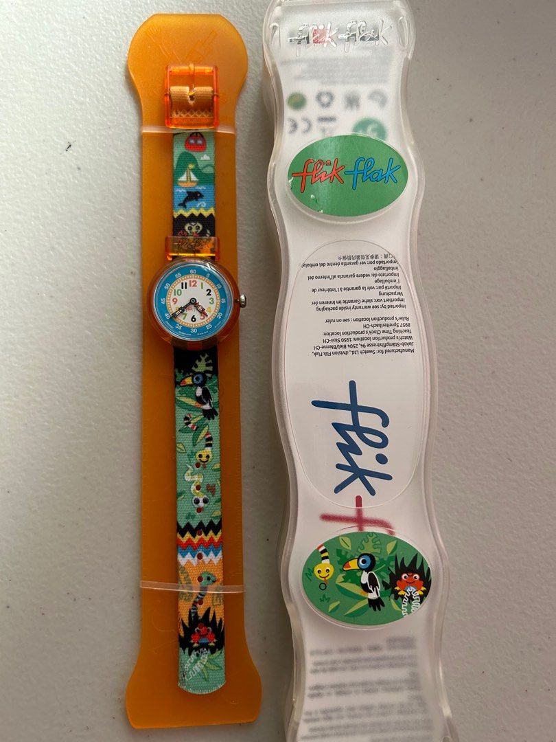 Flik Flak (Swatch) kids watch, Babies & Kids, Babies & Kids Fashion on ...