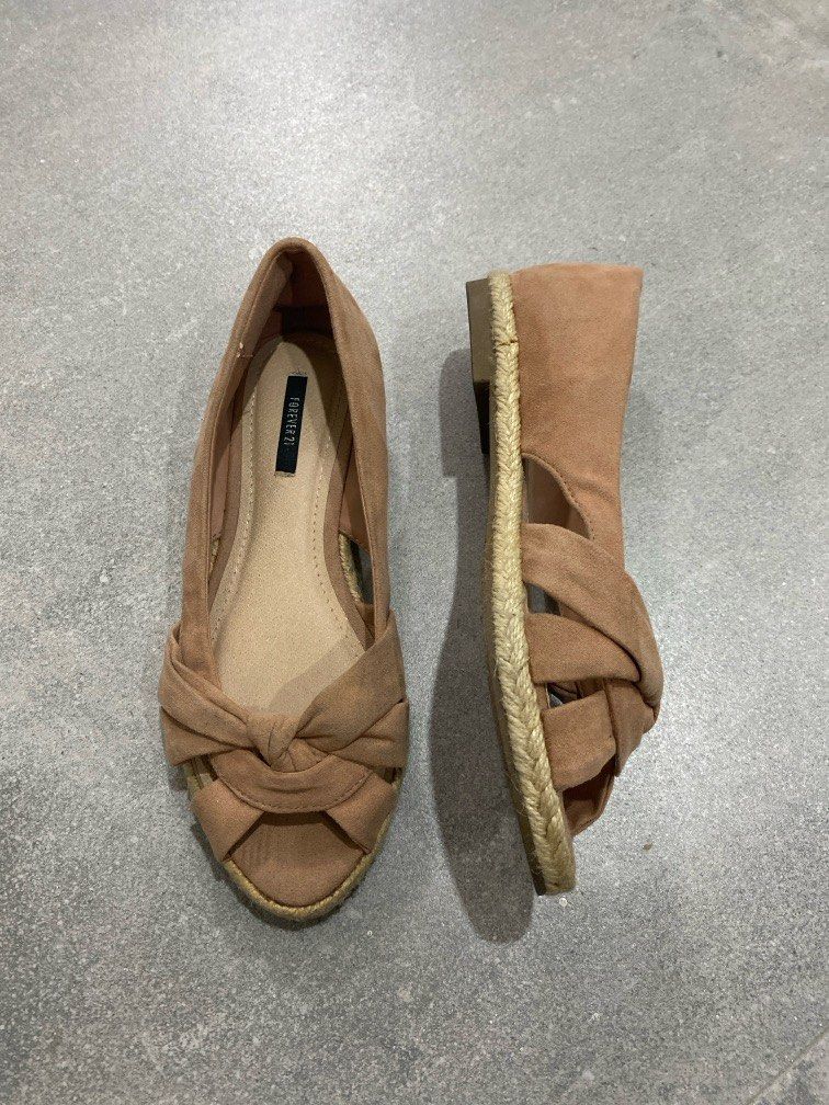 FOREVER 21 FLATS | NUDE PINK FLATS | NUDE PINK ESPADRILLES | SUEDE AND ...