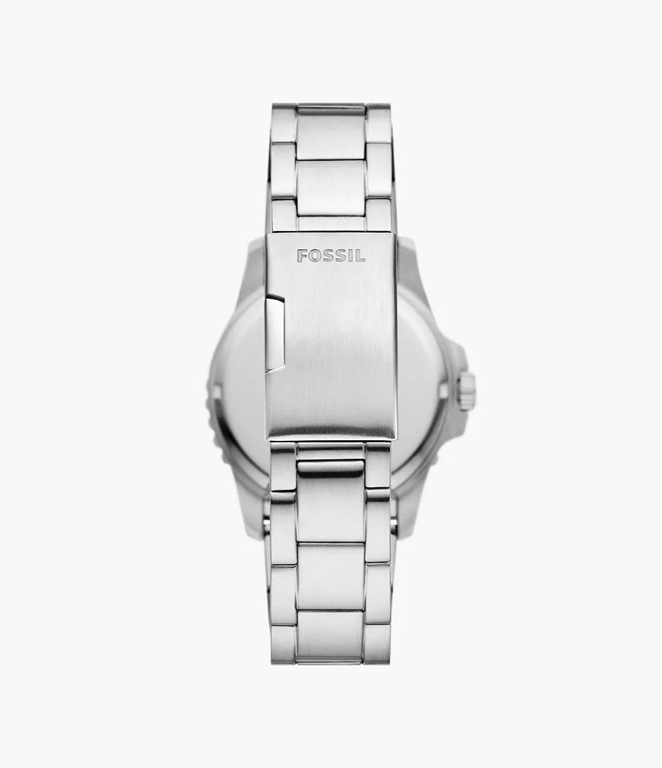 Fossil Blue Dive Three-Hand Date Stainless Steel Watch, Men's Fashion ...