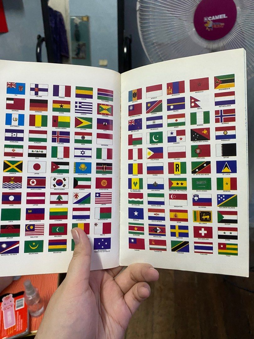 FREE World Map & Flags Pamphlet, Hobbies & Toys, Books & Magazines ...