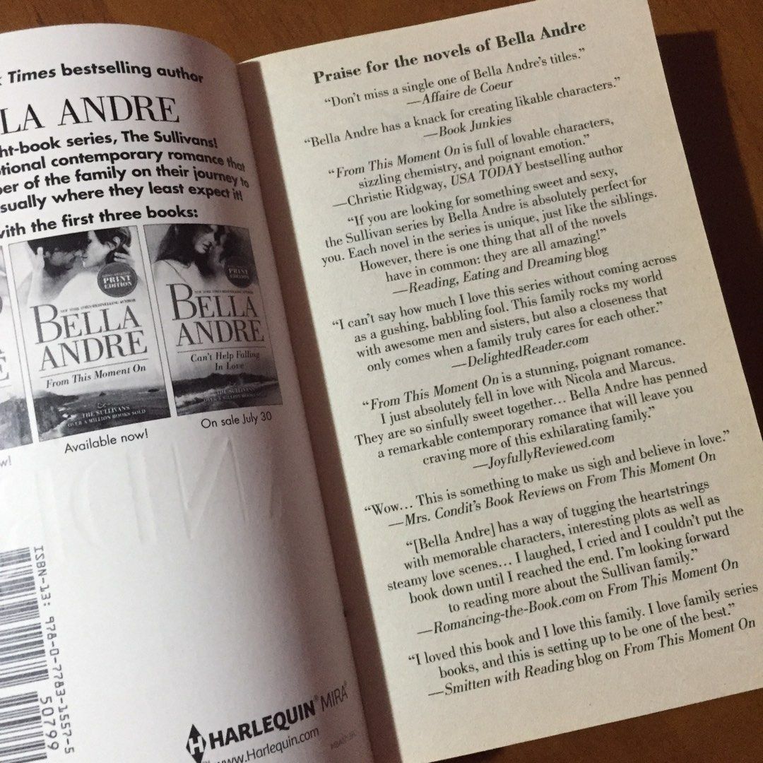 From This Moment On by Bella Andre (Contemporary Romance / The ...