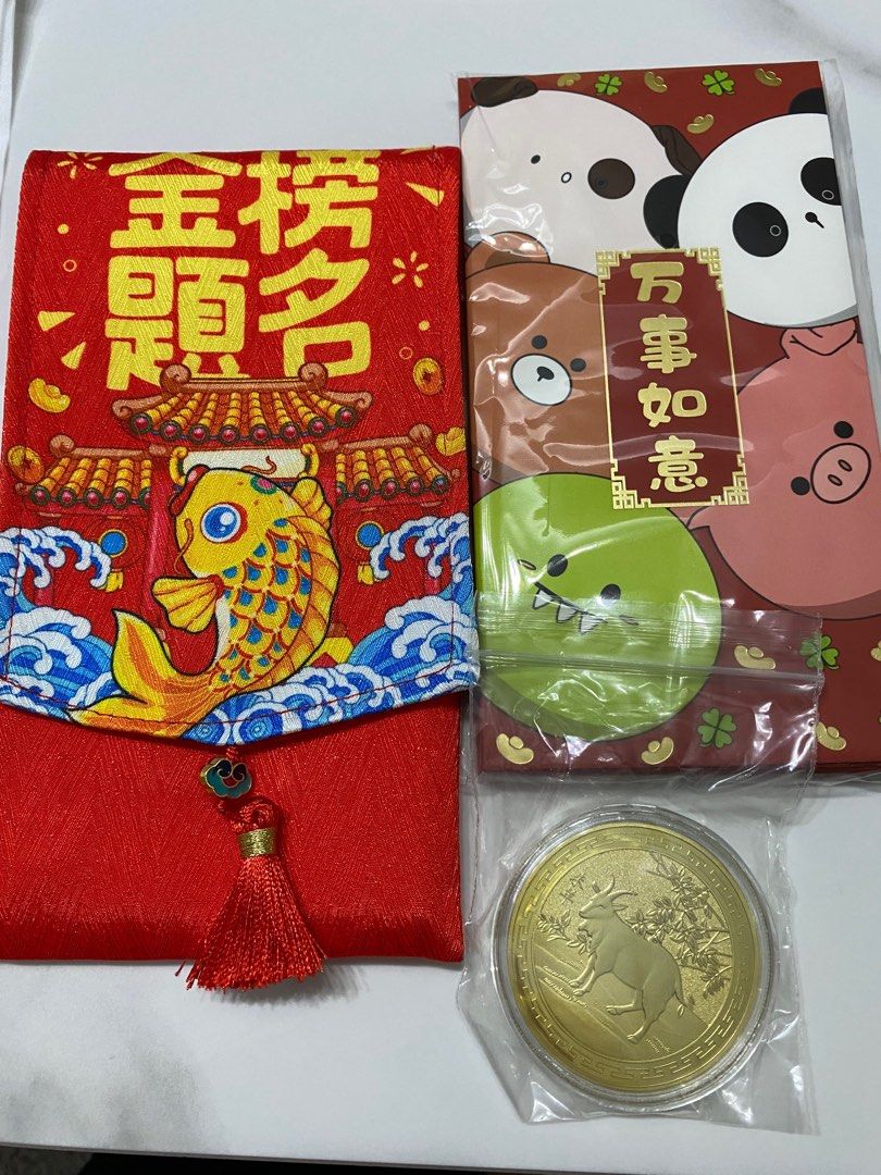 Fun claw red pack gold coin CNY, Hobbies & Toys, Toys & Games on Carousell