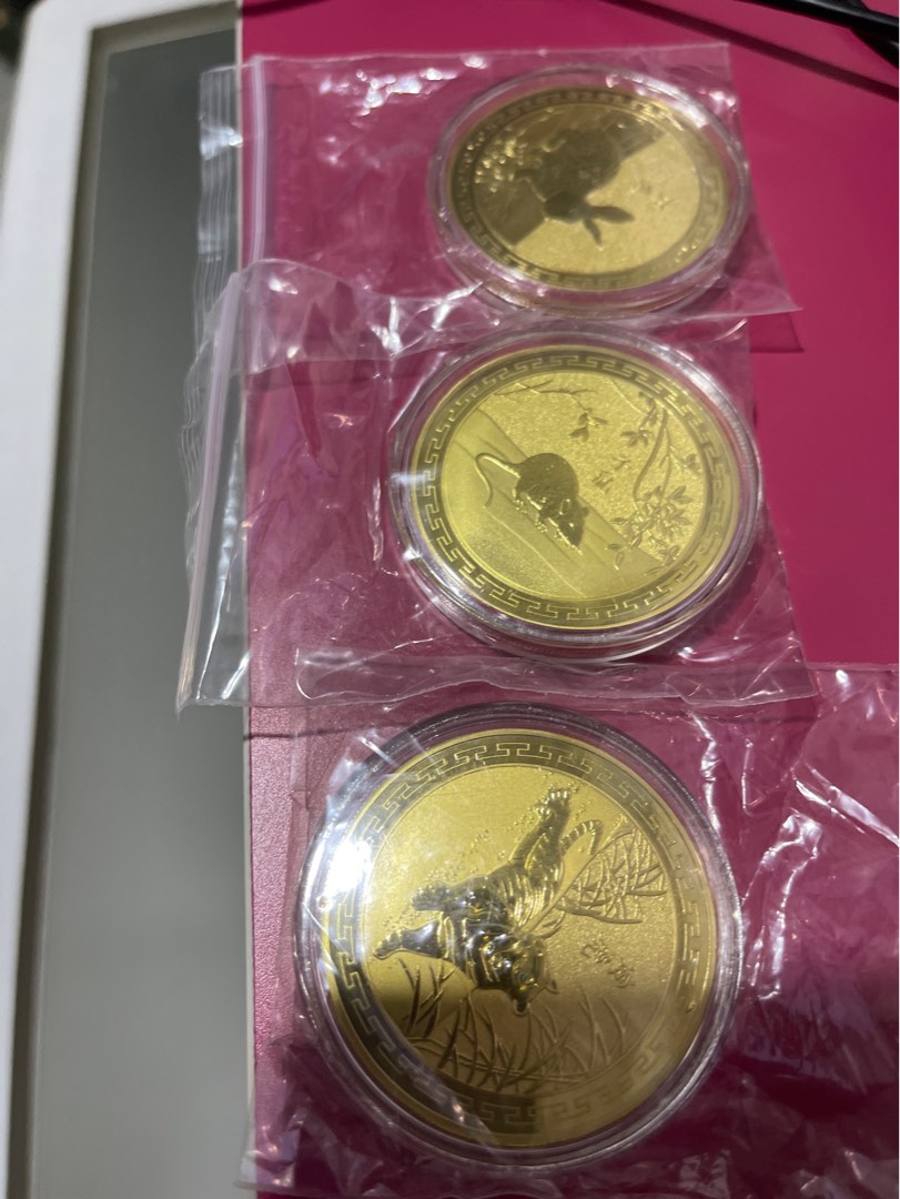 Funclaw claw 2024 CNY zodiac my rabbit/tiger/rat coin for dog trade ...