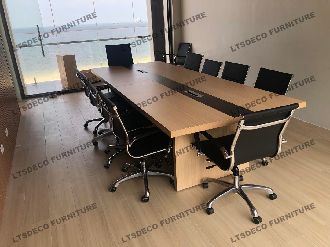 furniture- conference table office partition, Furniture & Home Living ...