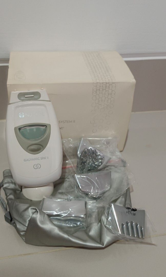 Galvanic spa system 2 nuskin, Kesehatan & Kecantikan, Kulit, Sabun ...