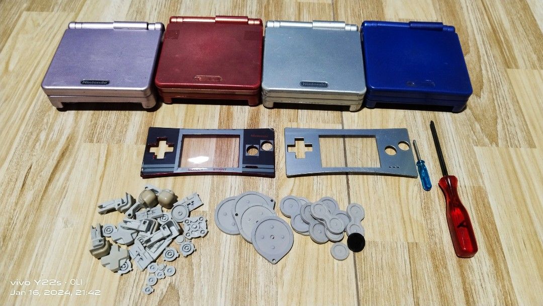 GBA SP Parts and Gameboy Micro Face Plates, Video Gaming, Gaming ...