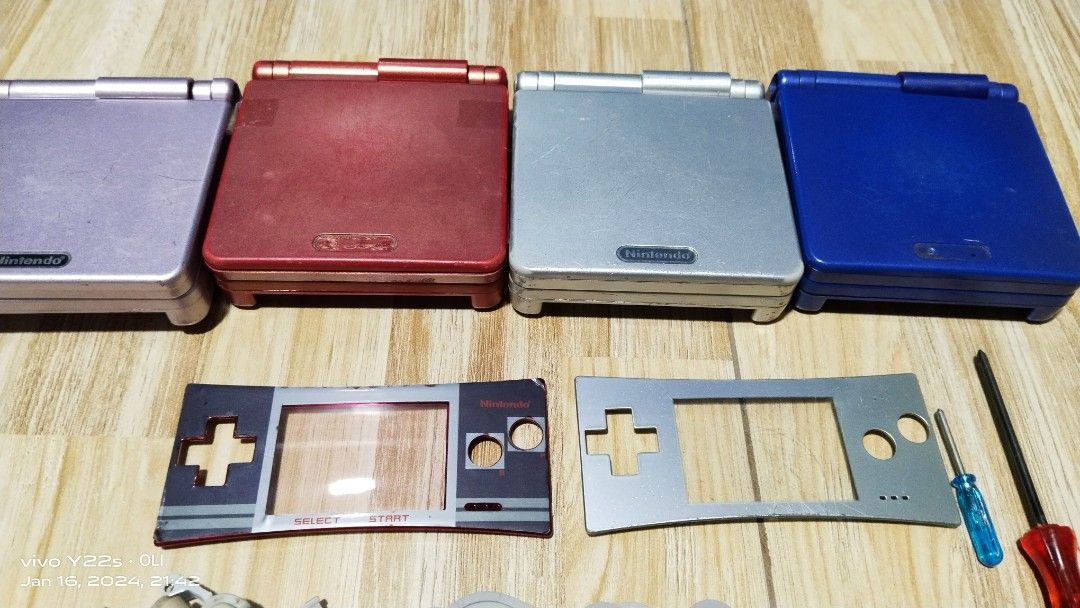 GBA SP Parts and Gameboy Micro Face Plates, Video Gaming, Gaming ...