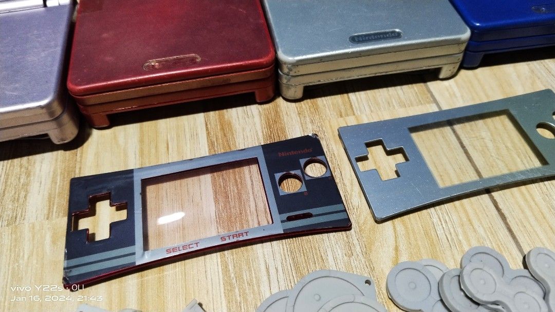 GBA SP Parts and Gameboy Micro Face Plates, Video Gaming, Gaming ...