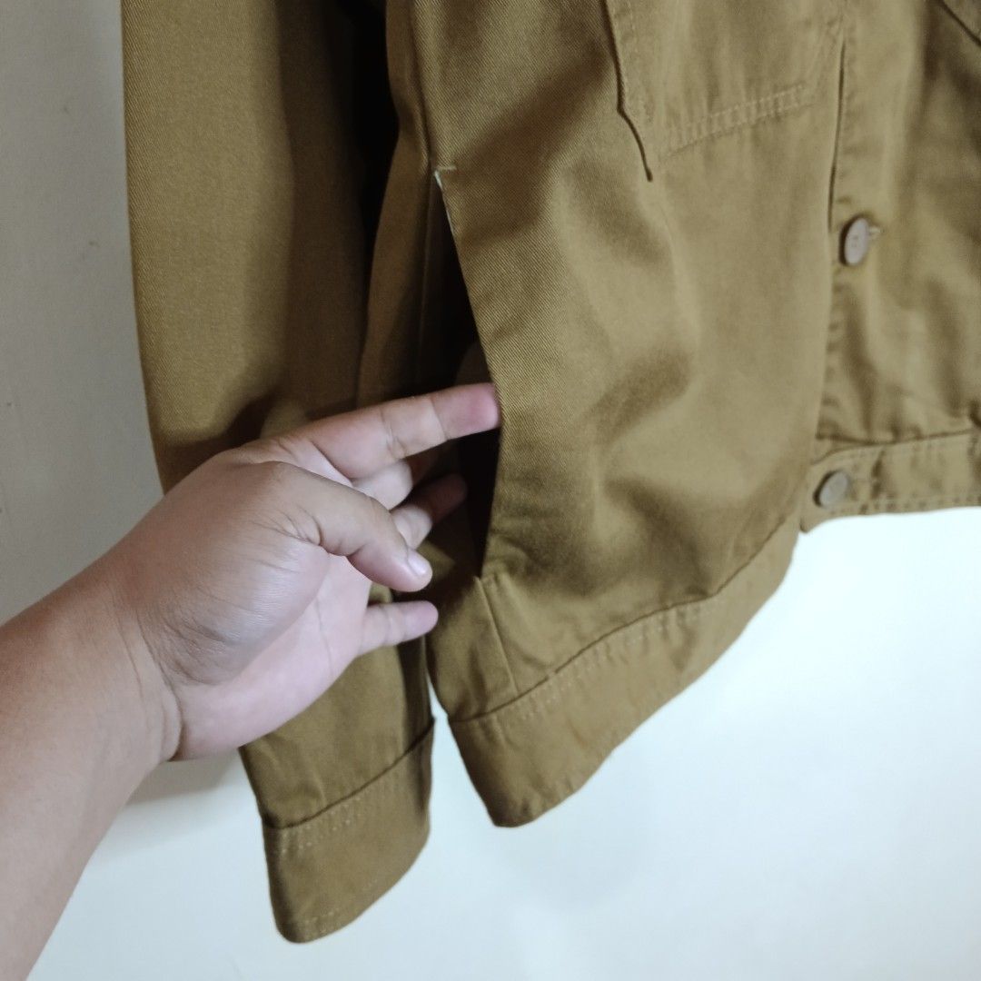 GU - Chef Jacket Brown, Men's Fashion, Coats, Jackets and Outerwear on ...