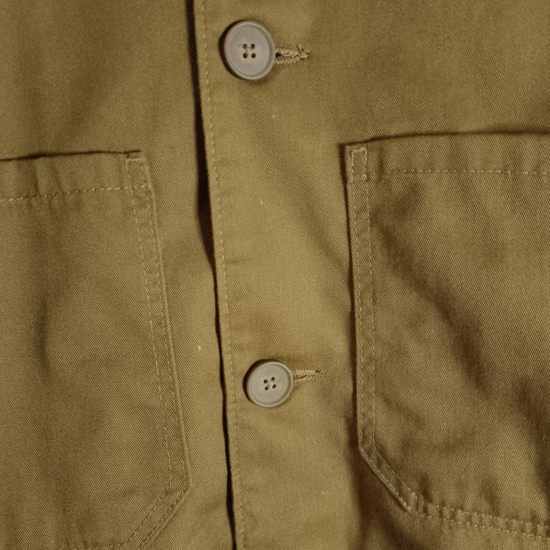 GU - Chef Jacket Brown, Men's Fashion, Coats, Jackets and Outerwear on ...