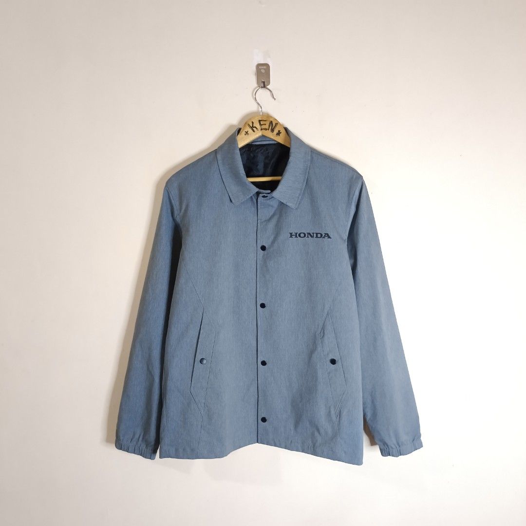 GU x Honda - Coach Jacket, Men's Fashion, Coats, Jackets and Outerwear ...